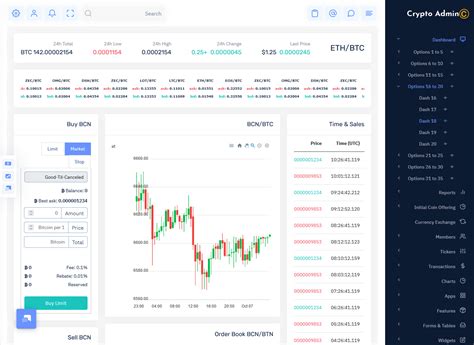 Crypto Admin Templates Bitcoin Bootstrap Admin Dashboard UI Kit