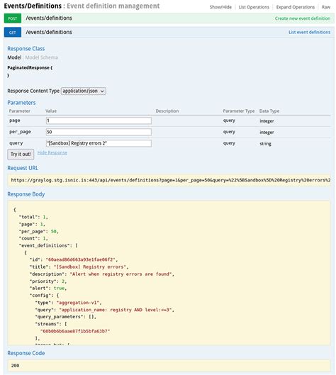 Using Api To Createupdate Event Definitions Graylog Central Peer