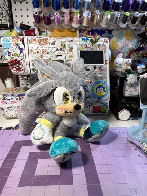 Made To Order Silver The Hedgehog Etsy