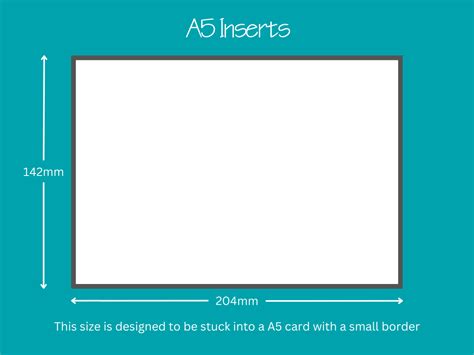 Smooth White 80gsm Paper A5 Inserts Papertisserie