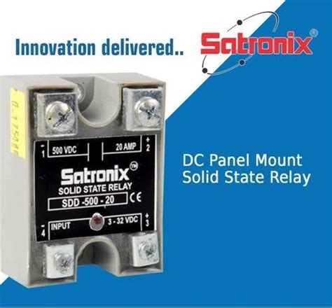 Solid State Relays Single Input Dual Output Solid State Relays Manufacturer From Mumbai