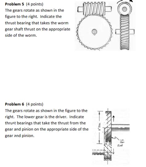 solved problem 5 4 points the gears rotate as shown in the