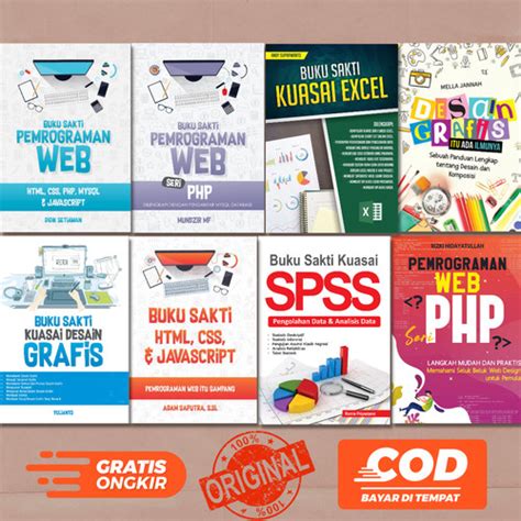 Jual Buku Sakti Pemrograman Web Buku Sakti Kuasai Desain Grafis
