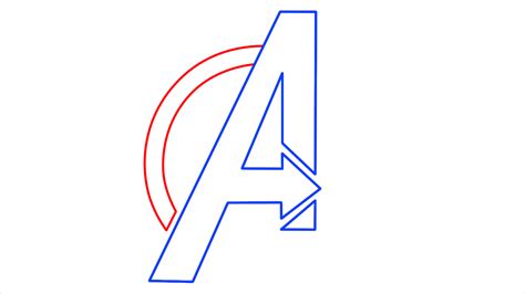 How To Draw Avengers Logo Step By Step 7 Easy Phase