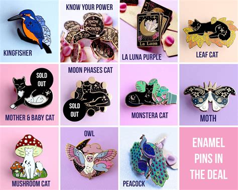 Any Pins Cute Enamel Pin Set Pin Set Pin Gift Pin Etsy