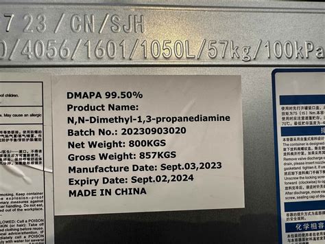 What Is Nn Dimethyl Propylene Diamine（dmapa） Sinobio Chemistry