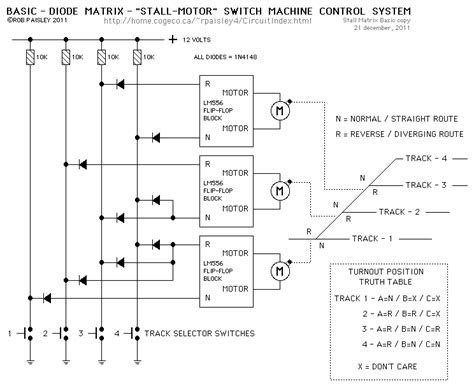 Basic Diode Matrix System Basiccircuit Circuit Diagram