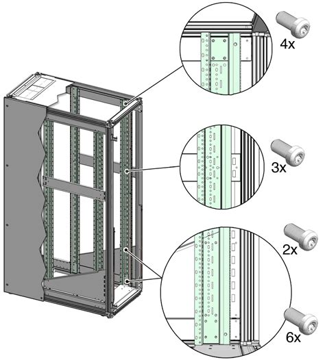 Adjust The Front Retma Rails Sun Rack Ii Users Guide
