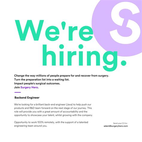 engineer remotework hiringnow surgery hero