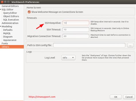 Tạo kết nối bảo mật qua SSH trên MySQL Workbench VinaSupport