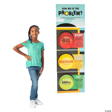 How Big Is The Problem Classroom Wall Chart Oriental Trading