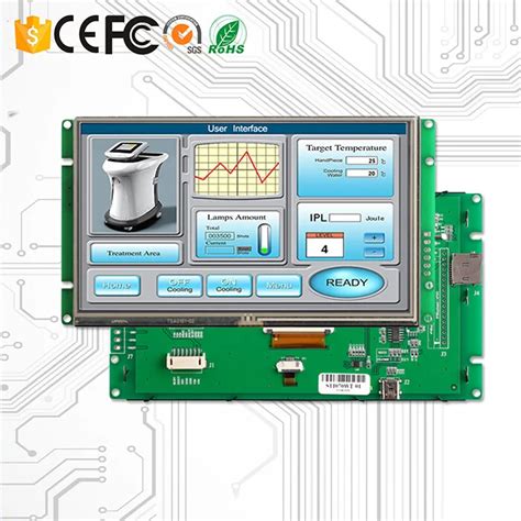 5 Tft Lcd Module With Driver And Controller Board Work With Any Mcu