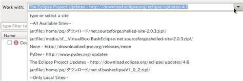 linuxbean14 04 154 eclipseのプラグインが全くインストールできなくなる p q