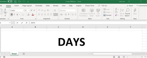 The DAYS Function Excelpedia