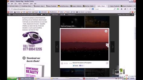 Jquery Thumbnail Gallery With Lightbox Effect Video Review And Tutorial
