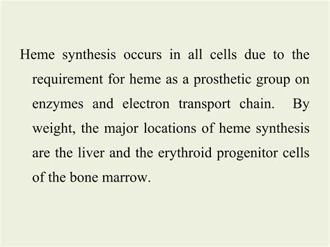 HEMOGLOBIN SYNTHESIS PPT