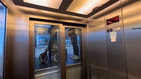 2003 Thyssenkrupp Mrl Traction Elevator Sergelgången Stockholm Sweden Youtube