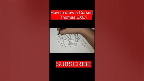 How To Draw A Cursed Thomas Exe Scary Train Eater Drawing Tutorial