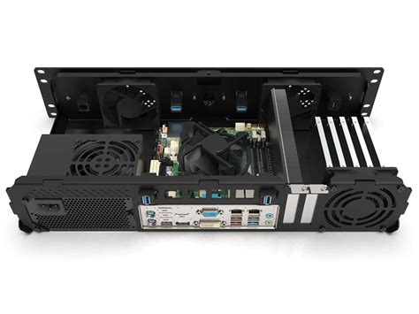 Mini 2u Short Depth Mini Itx Rackmount Chassis Case