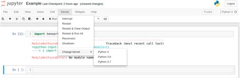 Making Multiple Python Minor Version Kernels Available In Jupyter Notebooks Menu And Nteracts