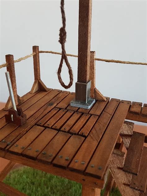 Gallows Model 100 Handmade Miniature Gallows