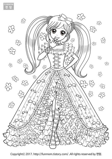 무료 색칠공부 프린트 리본공주님을 색칠해요 다채로운 그림 컬러링 페이지 백설공주 색칠공부