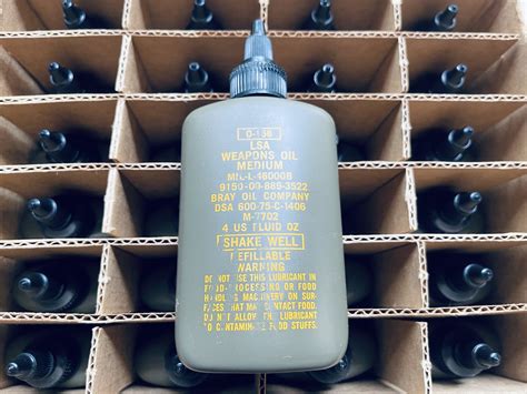 Us Military Issue Vietnam Era Lsa Weapons Oil Medium Q 158 Full Onyx Arms Llc