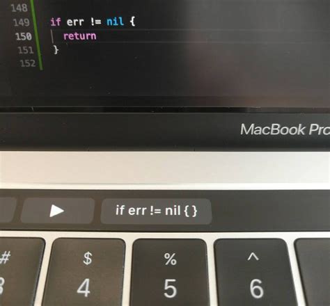 Touch Bar If Err Visual Studio Marketplace