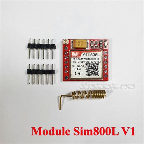 Mạch Module Sim 800l Sim800l V1 V2 37v 42v Gms Gprs Điện Tử Mtu