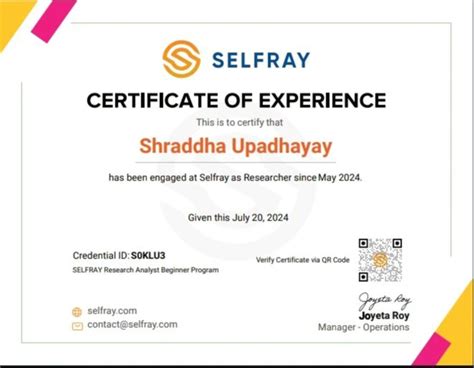 Shraddha Upadhyay On Linkedin Research Innovation Selfray Professionalgrowth