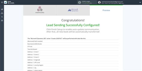 how to connect webhooks with microsoft dynamics 365 create contacts