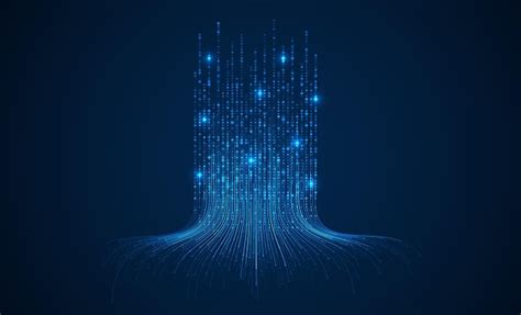 Premium Vector Technology Background Big Data Visualization Concept