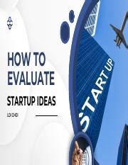 How To Evaluate Startup Ideas Building For Rapid Growth And Course Hero
