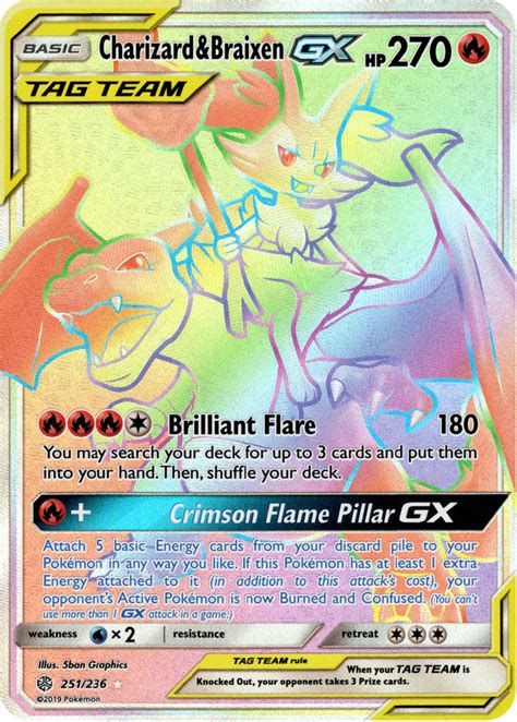 Charizard And Braixen Gx Rainbow Rare Price Tolfleading