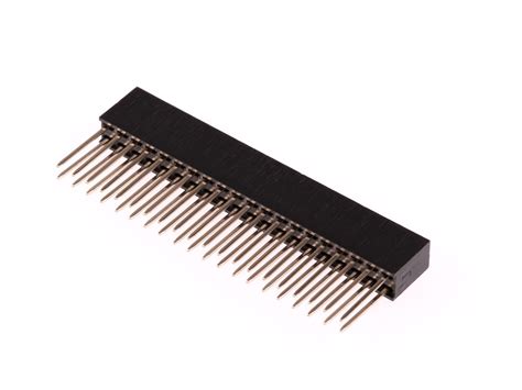 40 Pin GPIO Stacking Header 2x20 Female Kiwi Electronics
