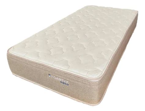 1 Plaza Colchón Con Memory Foam 2 0 M Largo Foamtek Cuotas Sin Interés