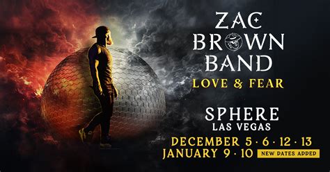 Zac Brown Band Tickets Las Vegas Concert Dates Sphere Las Vegas