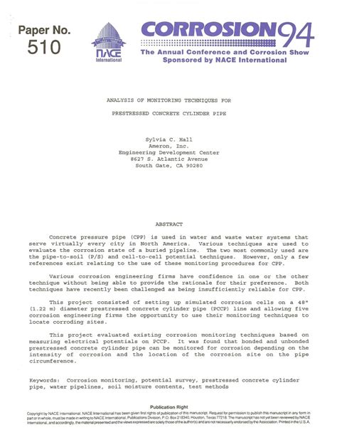 Corrosion Protection Acppa