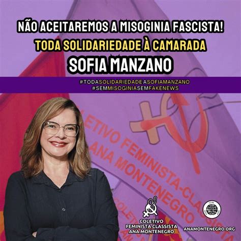 Não Aceitaremos A Misoginia Fascista Solidariedade A Sofia Pcb Partido Comunista Brasileiro