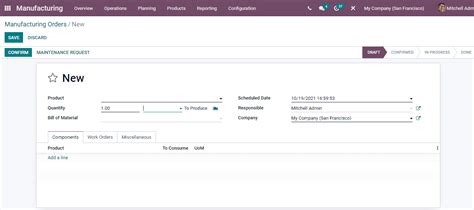 Manufacturing Orders In Odoo 15 Manufacturing Odoo 15 Book