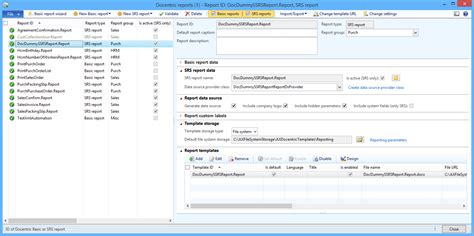 Ssrs Report Examples Docentric Ax