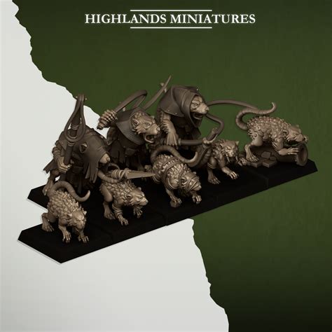 Buy Highlands Miniatures Sewer Vermin Rats And Rat Masters My