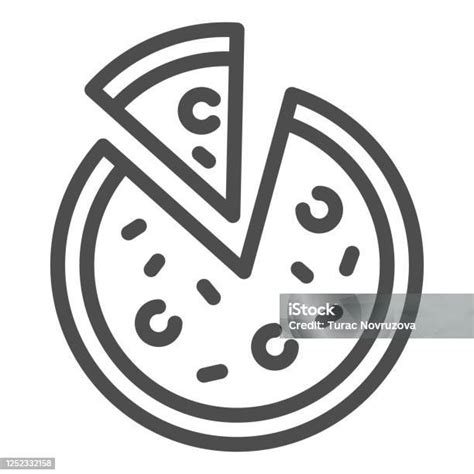 피자 라인 아이콘 스트리트 푸드 컨셉 흰색 배경에 이탈리아 음식 기호 모바일 개념과 웹 디자인을위한 개요 스타일에 하나의 슬라이스 분리 아이콘피자 벡터 그래픽 피자에 대한