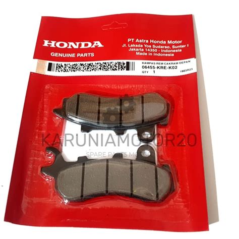 Jual Dispad Kampas Rem Depan Adv Pcx 150 160 Cbs Original Ahm 06455 Kre K02 Shopee Indonesia