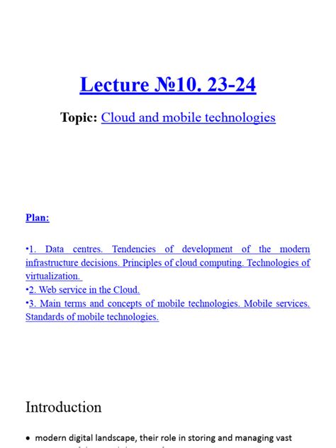Lecture 10 23 24 Pdf Cloud Computing Augmented Reality