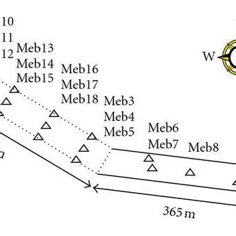 Sampling Locations In The Drainage Ditch Download Scientific Diagram