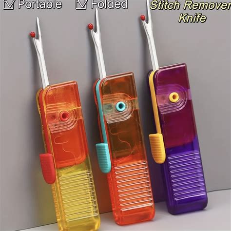 2pcs Sewing Seam Thread Removers Sewing Seam Rippers Stitch Rippers