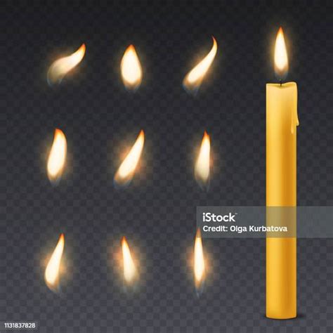 촛불 불꽃 낭만적 인 휴일 왁 스 불타는 촛불 빛 가까이 따뜻한 화재 윅 스파 크리스마스 저녁 식사 장식 3차원 형태에 대한