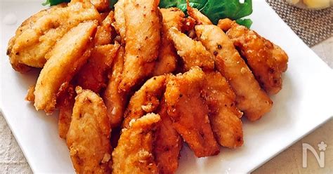 サクッ・フワ♪鶏ささみのスパイシーから揚げ レシピサイトnadia