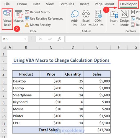 How To Use The Excel Calculation Options 6 Examples ExcelDemy